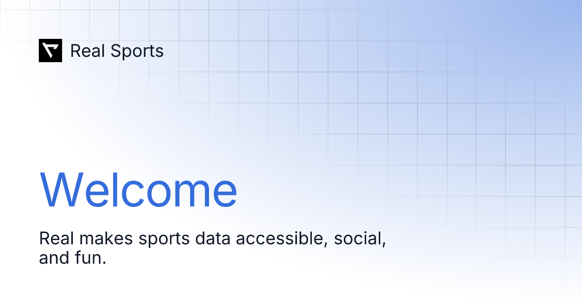 Welcome | Real Sports